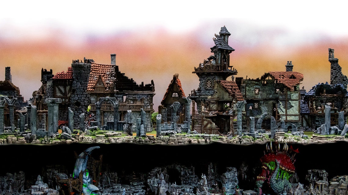 Dnd Witches Hovel Shack House Forest Shadow Fey Tabletop Scatter ...