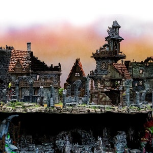 Dnd Witches Hovel Shack House Forest Shadow Fey Tabletop Scatter ...