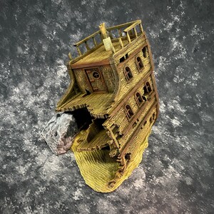 Dnd Shipwreck Ship Wreck Ruins Pirate Seaport War Battle Ruins Tabletop ...