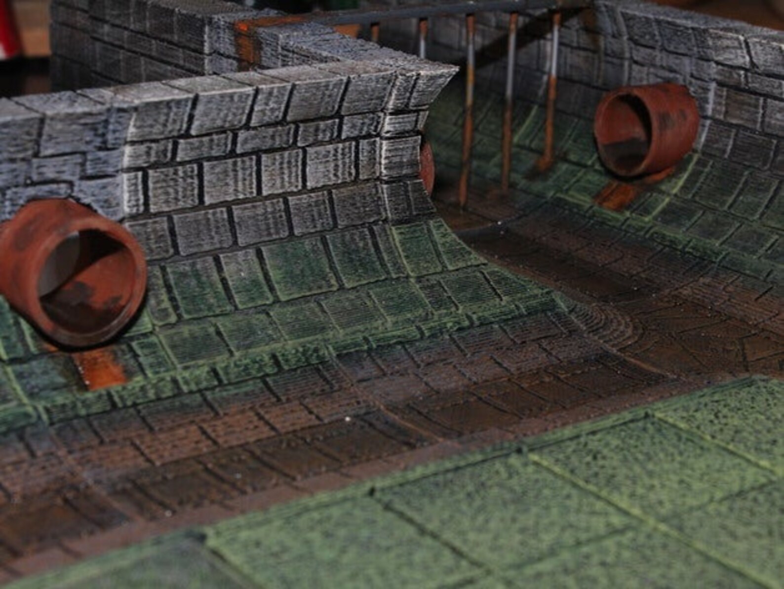 Dnd Sewer Pipe Walls for Medieval Underground Sewer Tunnels Passageways ...