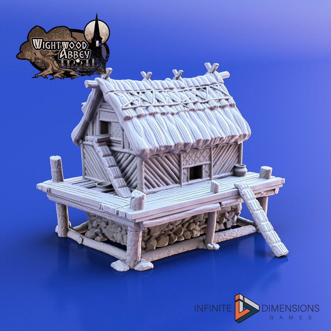 Dnd Chicken Coop Medieval Farm Village Tabletop Terrain Miniature RPG ...