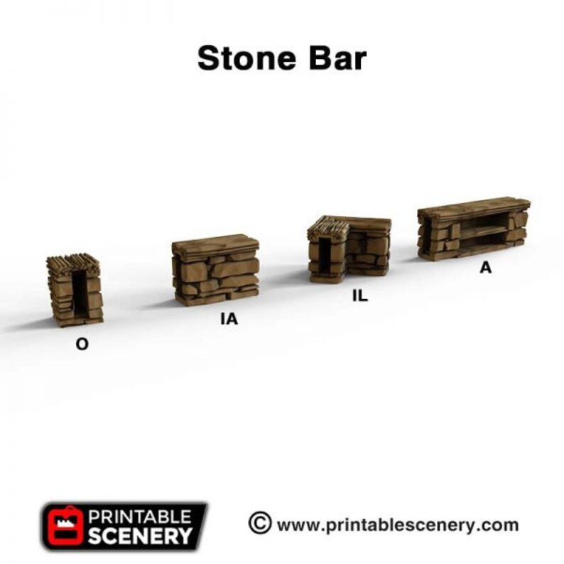 Dnd Stone Bar Tavern Clorehaven Tabletop Scatter Terrain RPG | Etsy