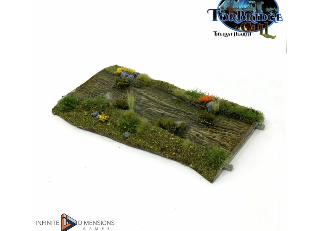 Dnd Modular Rivers Streams Waterways 28mm Tabletop Scatter Terrain ...