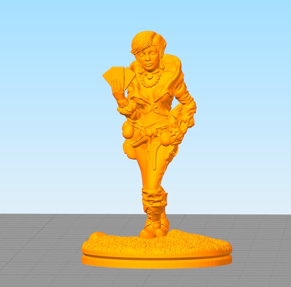 Dnd Female Trickster Entertainer Gypsy Rogue 28mm Resin | Etsy Australia