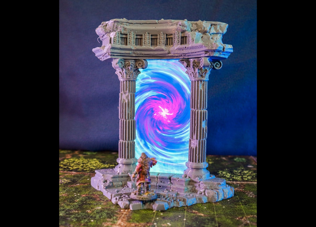 Dnd Portal Shattered Tholos Roman Insert PHONE for FOUR Magical Magic ...