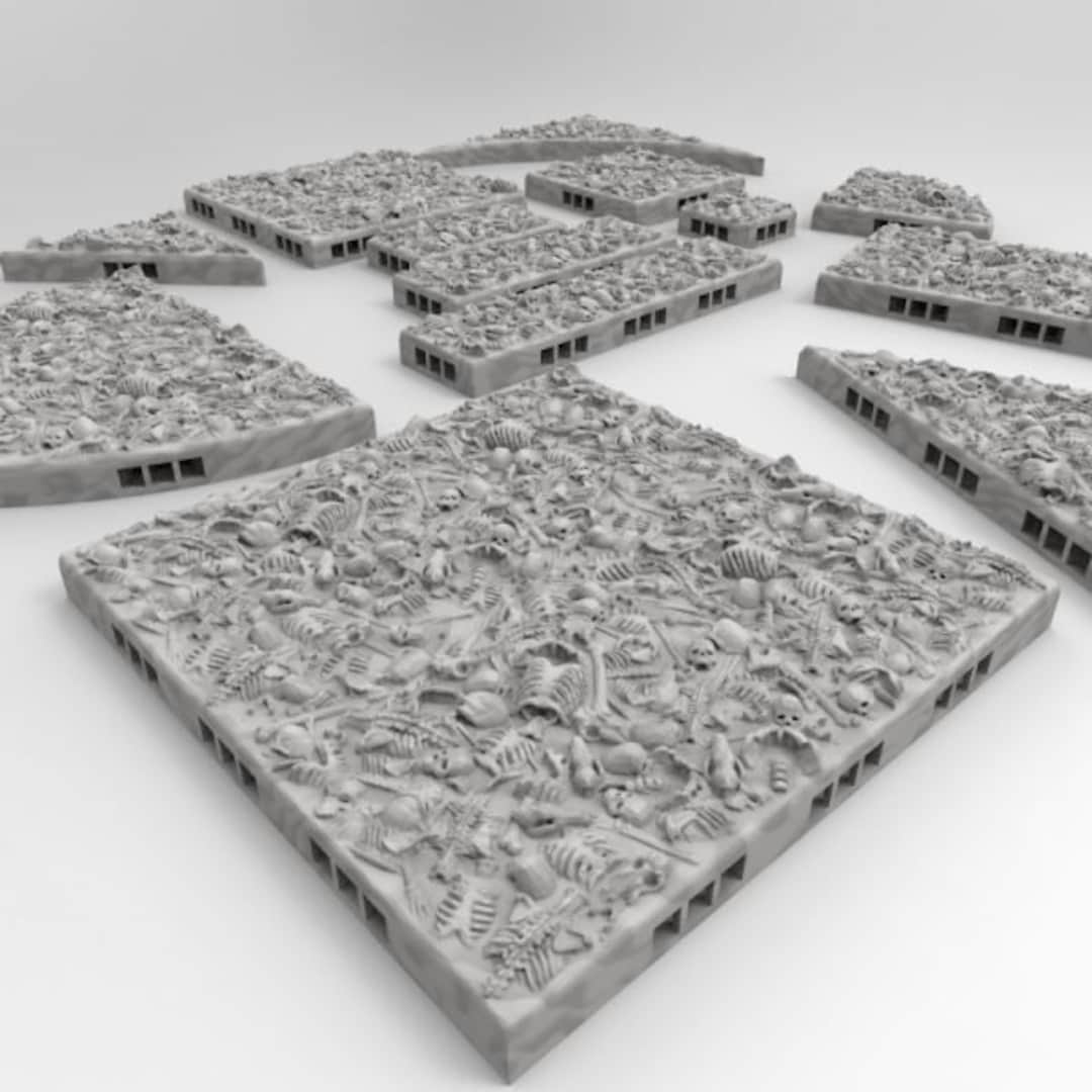 Dnd Bone Tiles Underdark Hell Landscape Evil Death Tomb Rampage ...