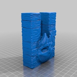 Dnd Skull Gate Skeleton Bone Grim Entrance Entry Tabletop Scatter ...