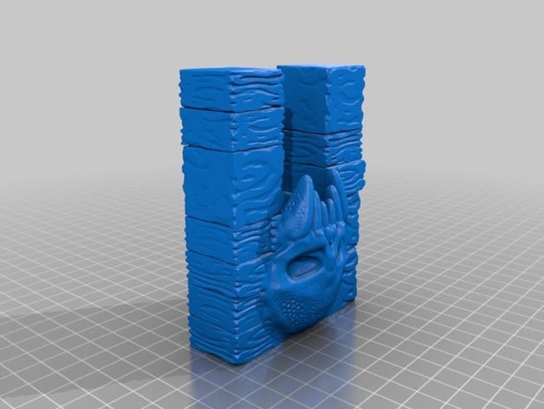 Dnd Skull Gate Skeleton Bone Grim Entrance Entry Tabletop - Etsy