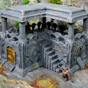 Dnd Dwarven House 5 Dwarf Home 28mm Scatter Tabletop Terrain Games ...