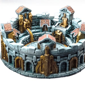 Dnd Dwarven Arena Fighting Pits Mountain Dwarf Mining City Scatter ...
