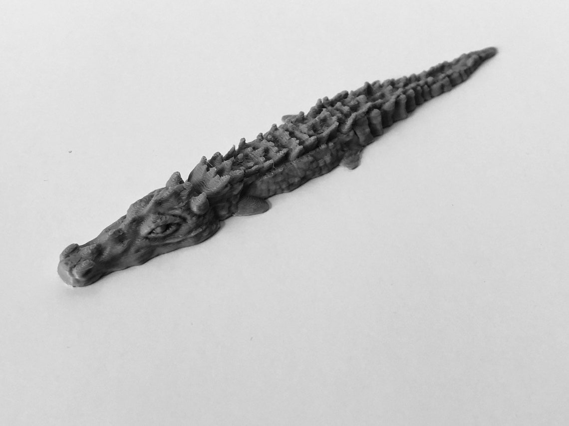 Dnd Crocodile Alligator Swamp Creature Animal Wargaming - Etsy