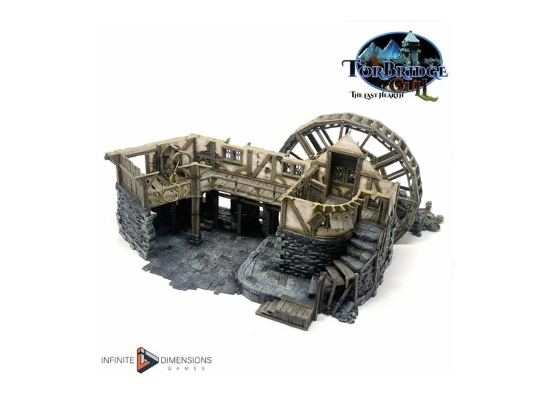 Dnd Lumbermill Saw Mill Logging Camp Medieval Tabletop Scatter Terrain ...