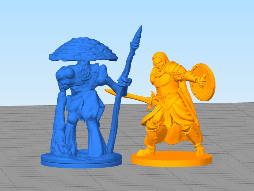 Dnd Mycondid Fungus Mushroom Men RPG Miniatures Games D&D - Etsy