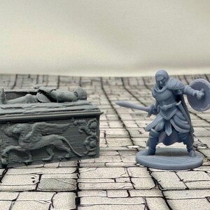 Dnd Knight's Tomb Sarcophagus Mausoleum Catacombs Burial Vault Tabletop ...