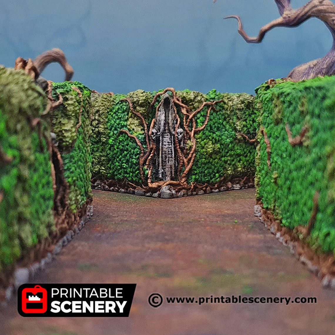 Dnd Hedge Border Maze for Castle Trap and More Tabletop Scatter Terrain ...
