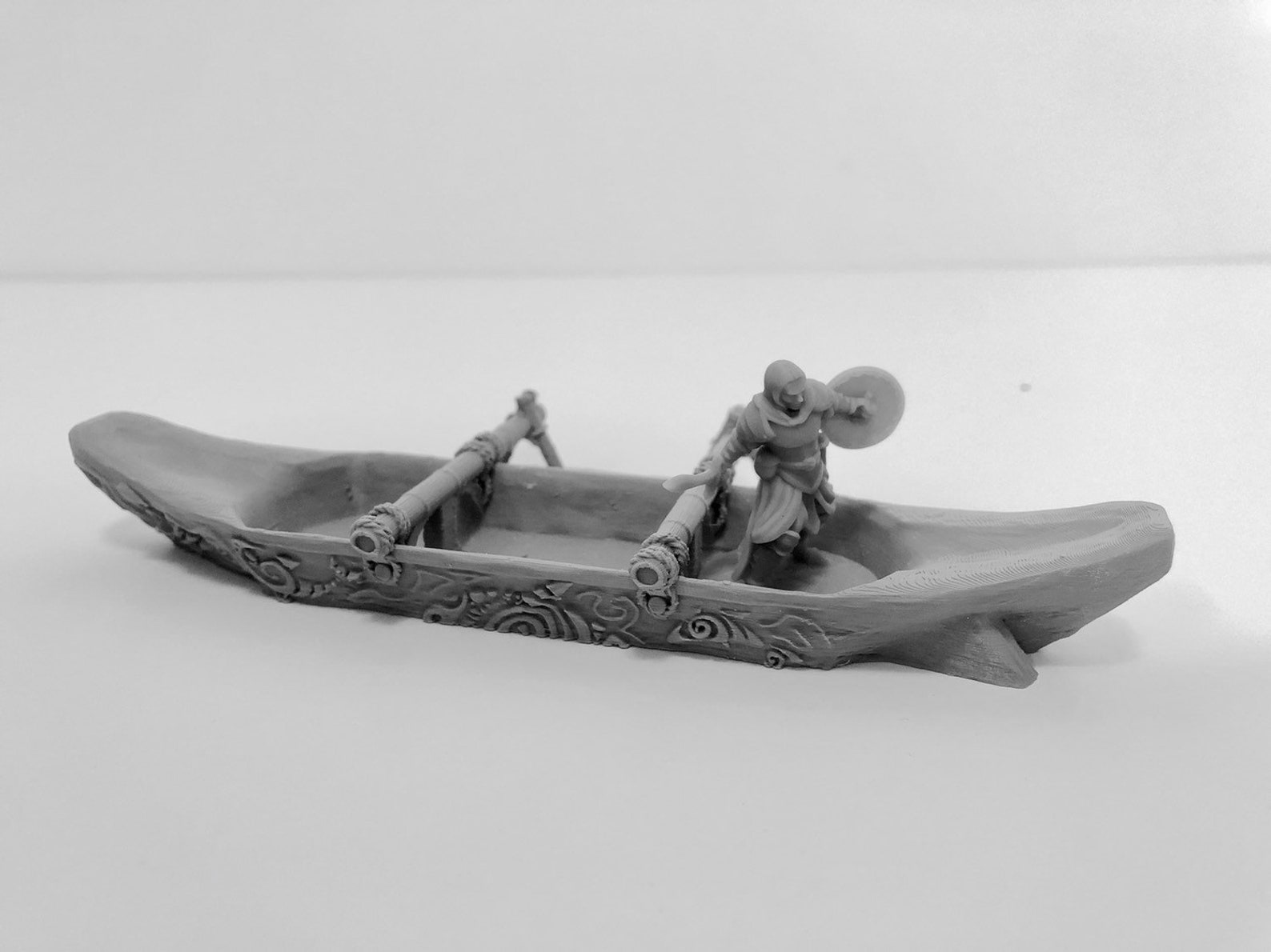 Dnd Dugout Outrigger Canoe Boat Primitive Sea Vessel Watercraft ...