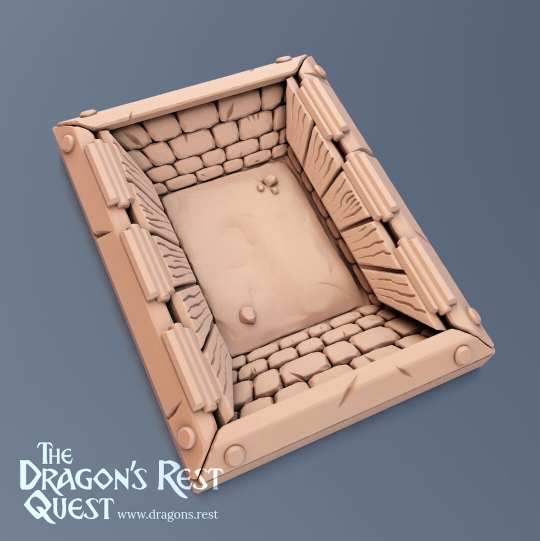 Dnd Dungeon Pit Trap Floor Trap Dragon's Rest RPG Tabletop Terrain ...