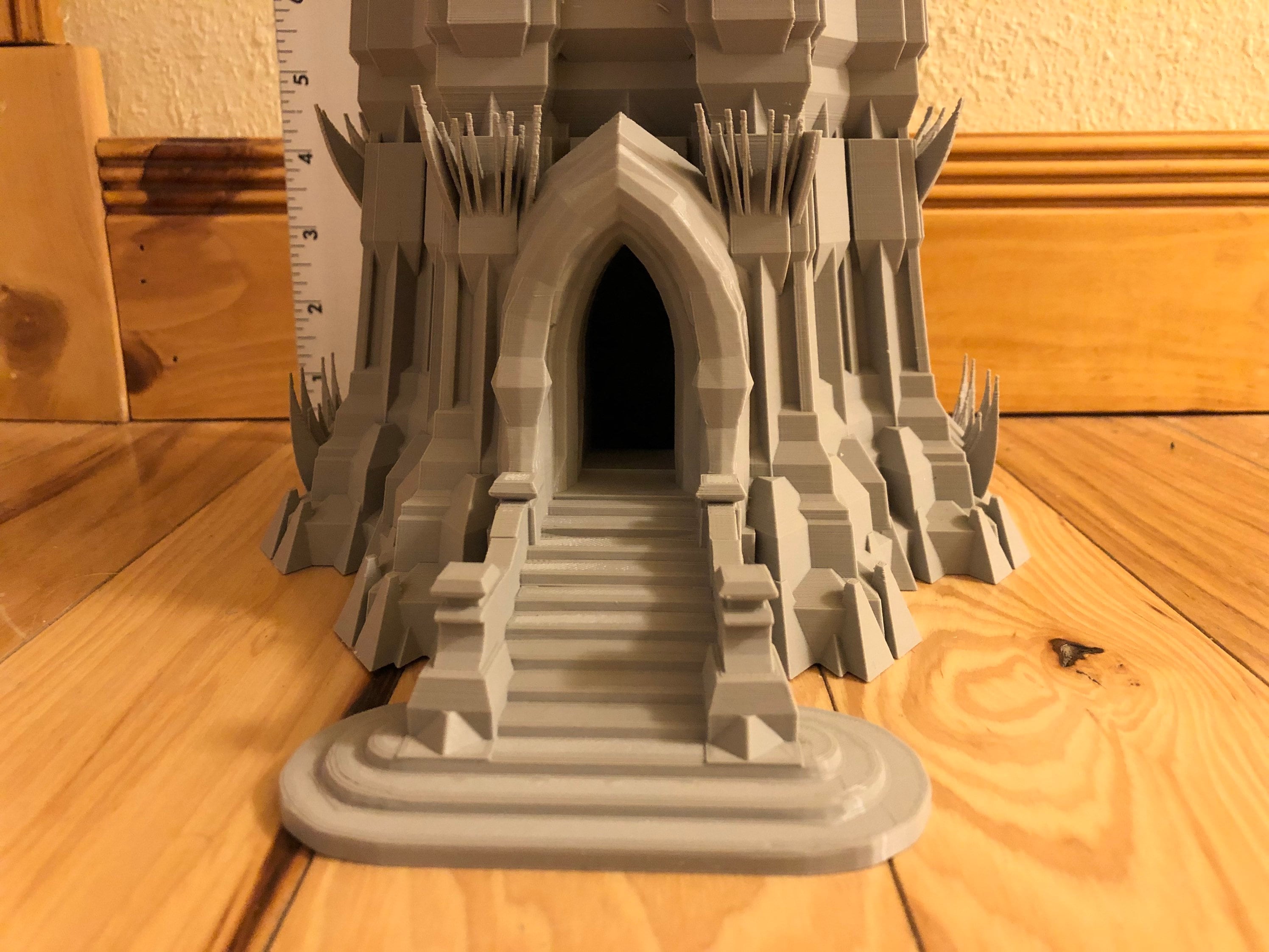 Dnd Dark Tower Dark Wizard Tabletop Scatter Terrain Medieval - Etsy