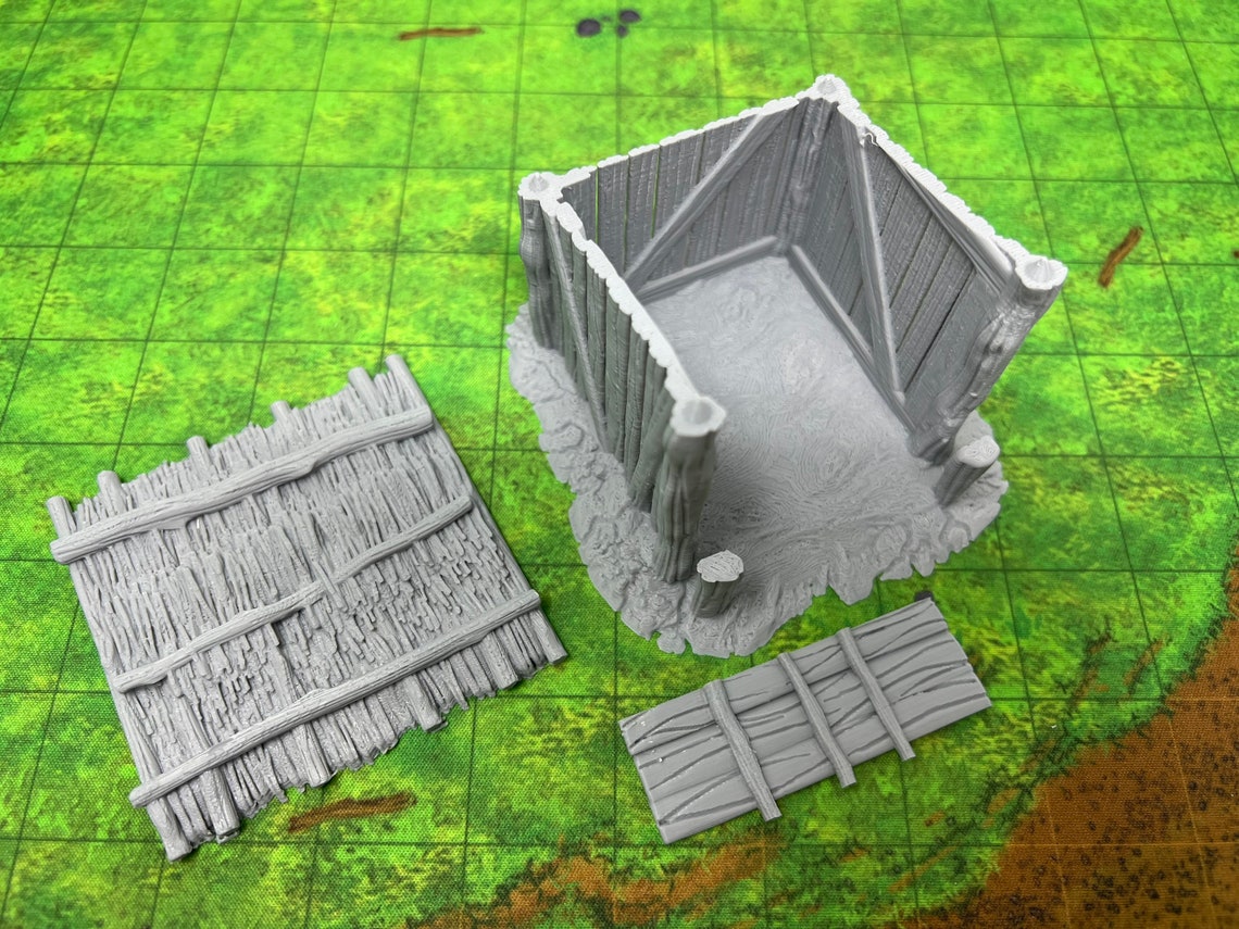 Dnd Small Stable Barn for Horse or Other Farm Animals Storage Shed ...