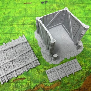 Dnd Small Stable Barn for Horse or Other Farm Animals Storage Shed ...