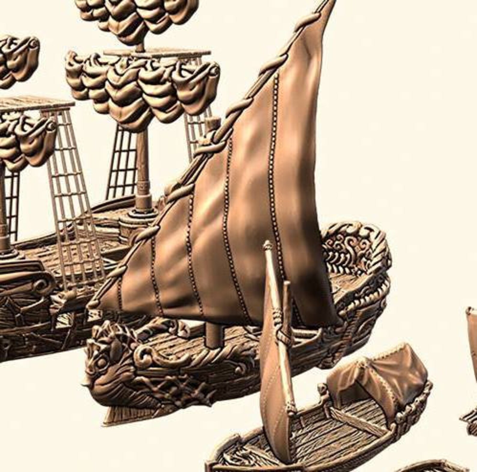 Dnd Maiden's Gambit Ship Galley Pirate Boat Depths of | Etsy