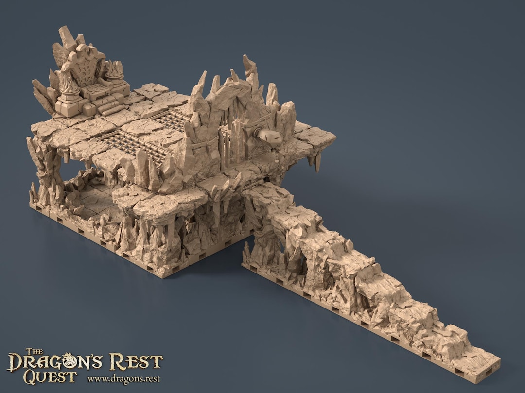 Dnd Throne Room Ice Cave Terror in the Tundra Heroquest Underground ...