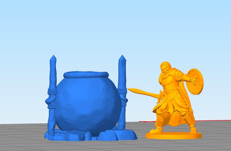 Dnd Large Cauldron Brewing Hag Potion Pot 28mm Tabletop Goblin - Etsy