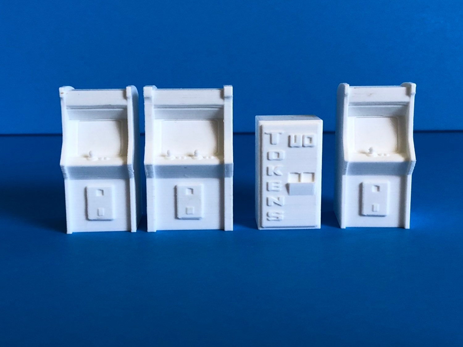 Dnd Urban Arcade Cabinets Set - 28mm Tabletop Modern Miniature Terrain ...