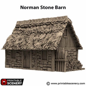 Dnd Norman Stone Barn From King and Country Village Tabletop Scatter ...