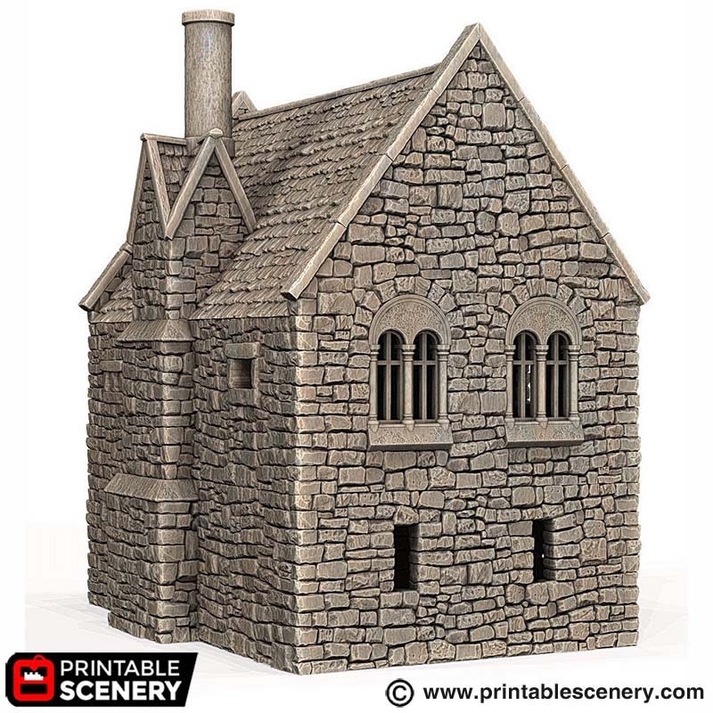 Dnd Norman Stone Manor Cottage Medieval House From King and - Etsy