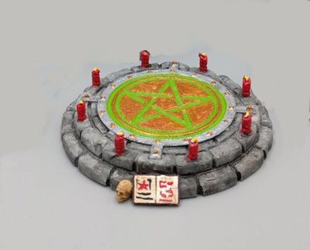 Dnd Summoning Circle Evil Dark Ritual Symbol Tabletop Scatter Terrain ...