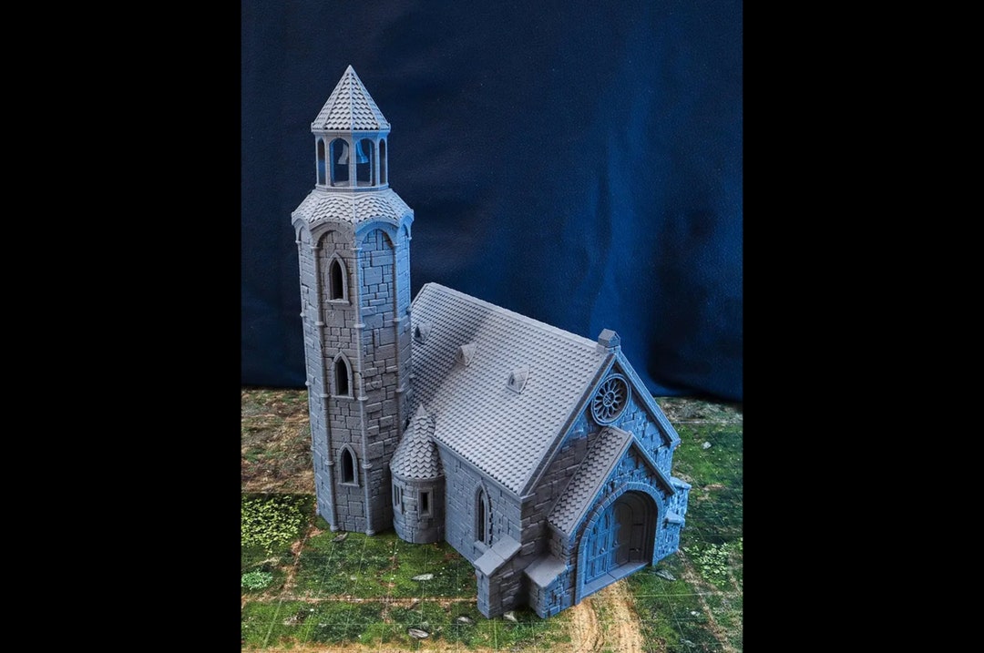 Dnd Large Cathedral Chapel Church Sanctuary Holy Site Tabletop Scatter ...