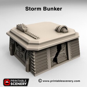 Dnd Storm Bunker Sci-fi House Future Alien Spaceship Star Wars Legion ...