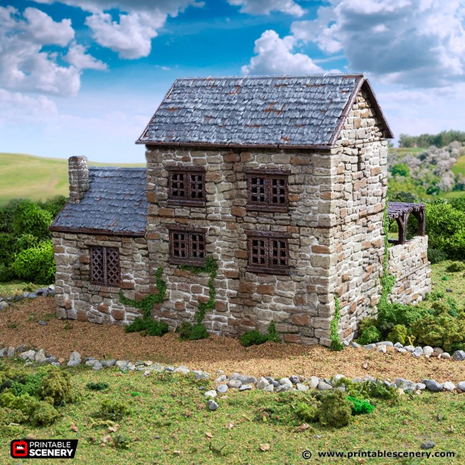 Dnd Stonestreet Bakery Cottage Medieval House From King and - Etsy