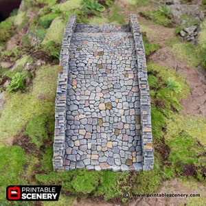 Dnd Stone Bridge From Hagglethorn Waterway Crossing Tabletop Village ...