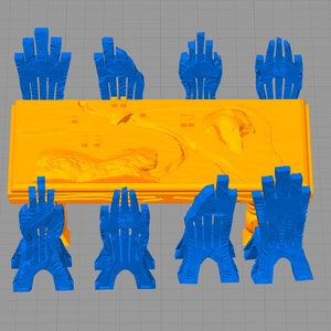 Dnd Dwarven Warroom Council Table and Chairs Furniture Dwarf ...