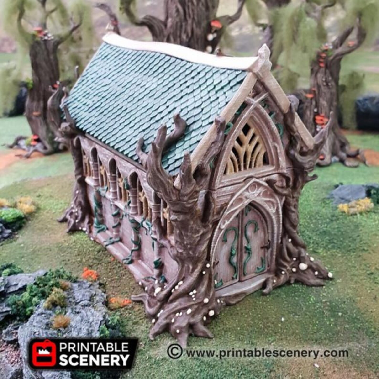 Dnd Elven Living Hall Elf Architecture Building City Tabletop Scatter ...