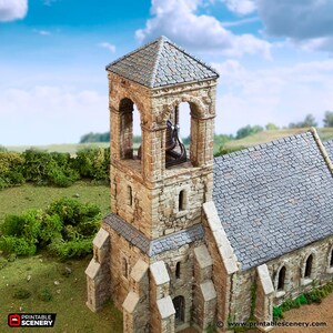 Dnd Bell Tower Expansion for Norman Stone Church Chapel From King and ...