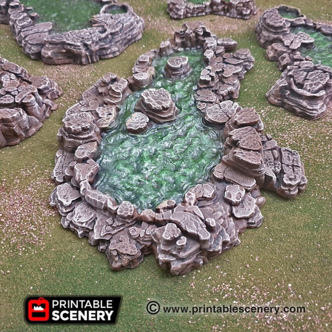 Dnd Grotto Pools and Waterfall for Underground or Wilderness Tabletop ...