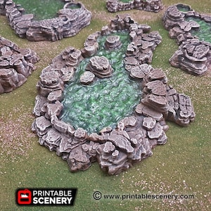 Dnd Grotto Pools and Waterfall for Underground or Wilderness Tabletop ...