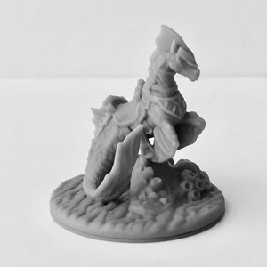 Dnd Atlantis Seahorse Mount Ocean Creature Tabletop Scatter Terrain RPG ...
