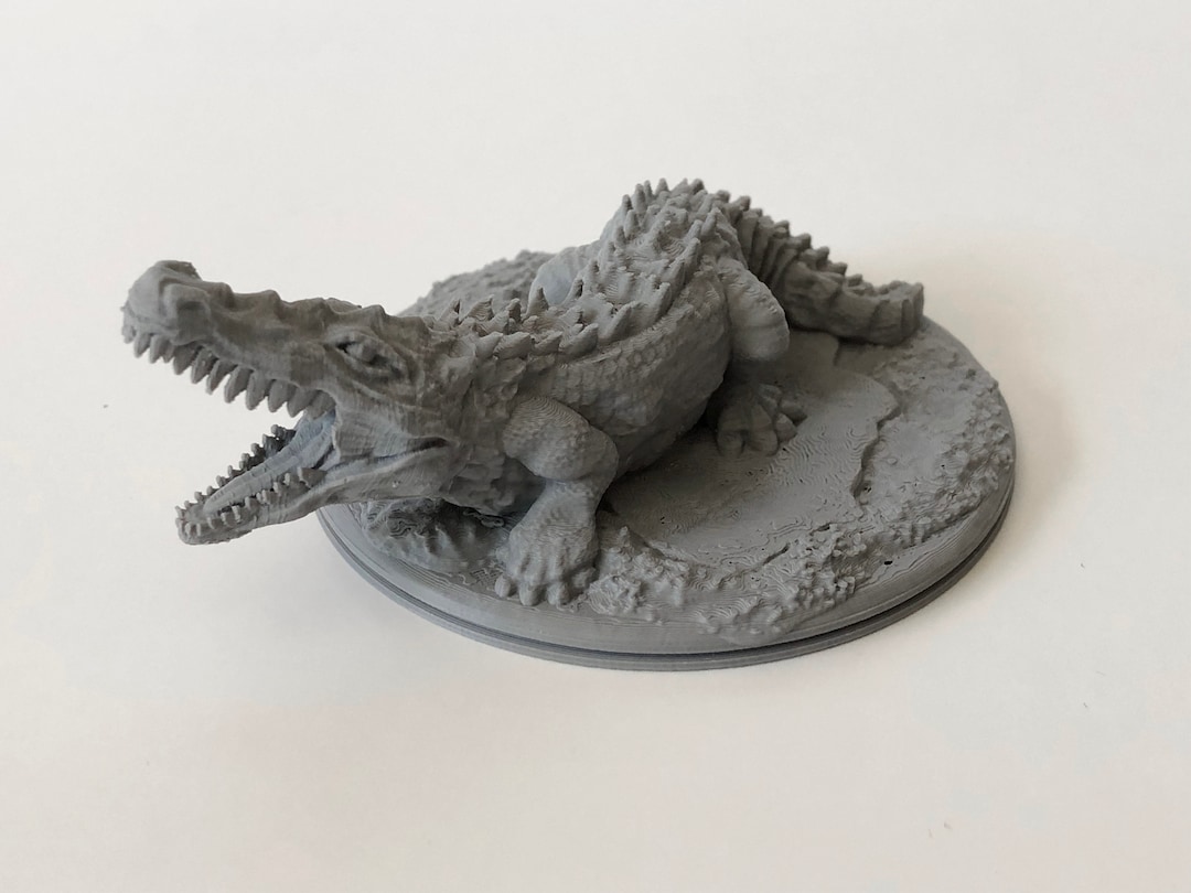Dnd Crocodile Swamp Animal Alligator Creature Tabletop Scatter Terrain ...