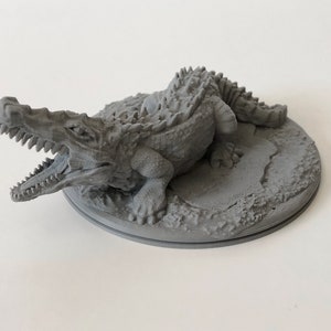 Dnd Crocodile Swamp Animal Alligator Creature Tabletop Scatter Terrain ...