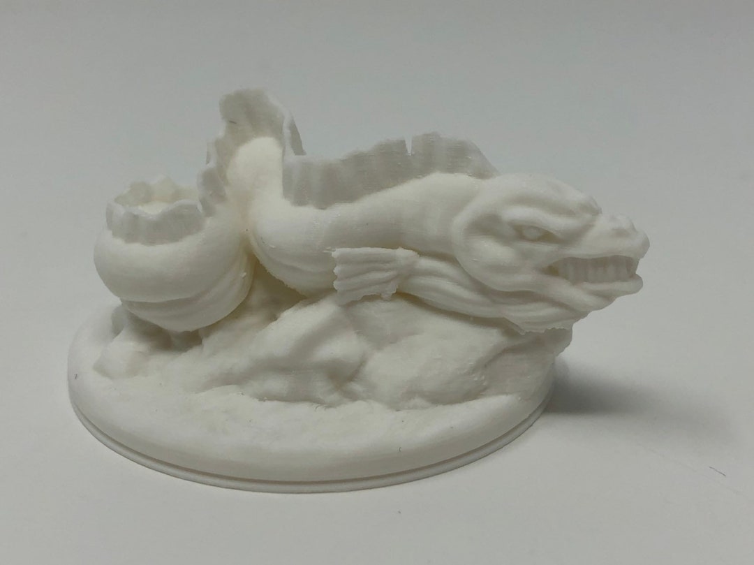 Dnd Atlantis Riders Eel Sea Mount RPG Wargaming Terrain 28mm Miniature ...