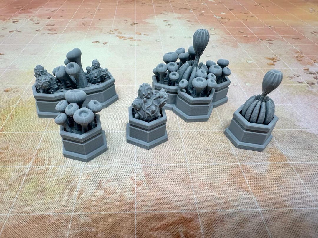 Dnd Cantina Alien Planters Plants Rebel Base Sci-fi Star Wars Legion ...