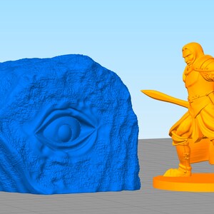 Dnd Scrying Stone Magical Rock Mystical Magic Tabletop Scatter ...