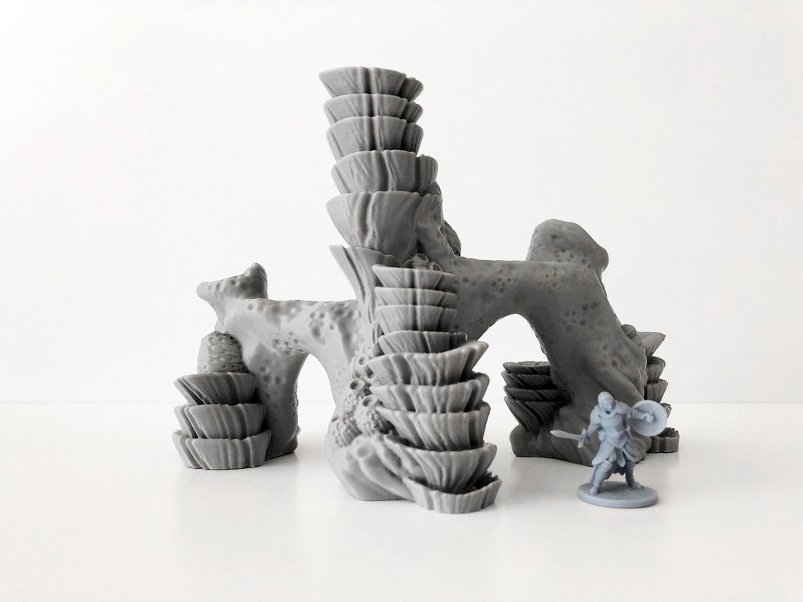 Dnd Large Coral Arch Underwater Reef Merfolk City Tabletop - Etsy
