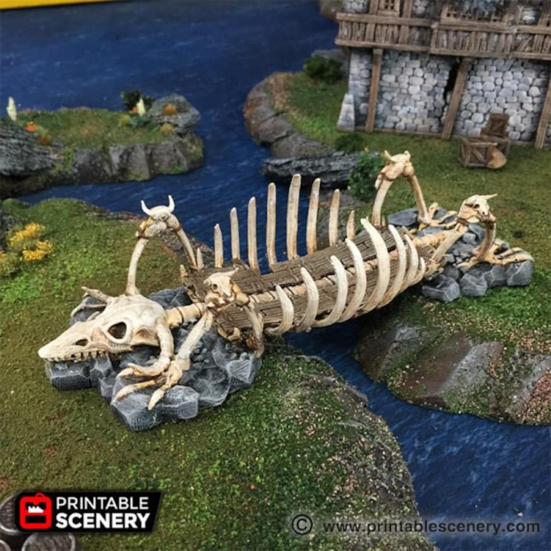 Dnd Bone Bridge Orc Tribal Lost Islands Tabletop Underdark Evil Scatter ...
