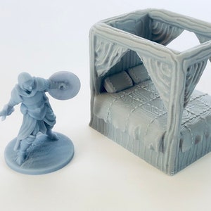 Dnd Canopy Bed Bedroom Furniture House Furnishings Castle Nobleman ...