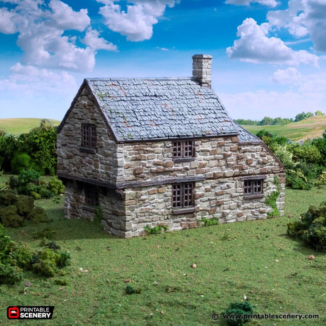 Dnd Hollyhock Cottage Medieval House Country and King Farm Village ...